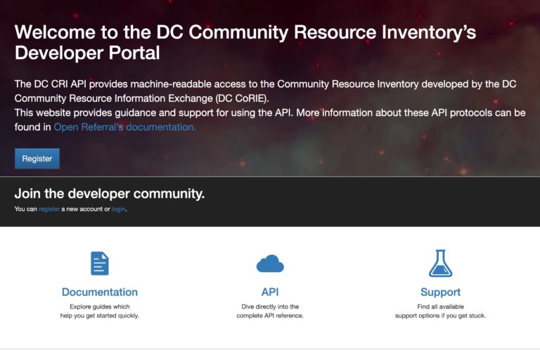 The DC Community Resource Information Exchange: Phase One Report – Open ...