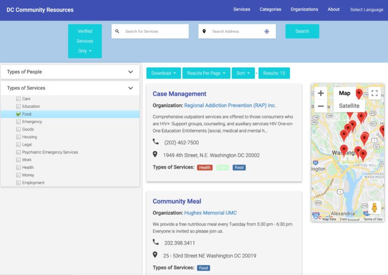 The DC Community Resource Information Exchange: Phase One Report – Open ...