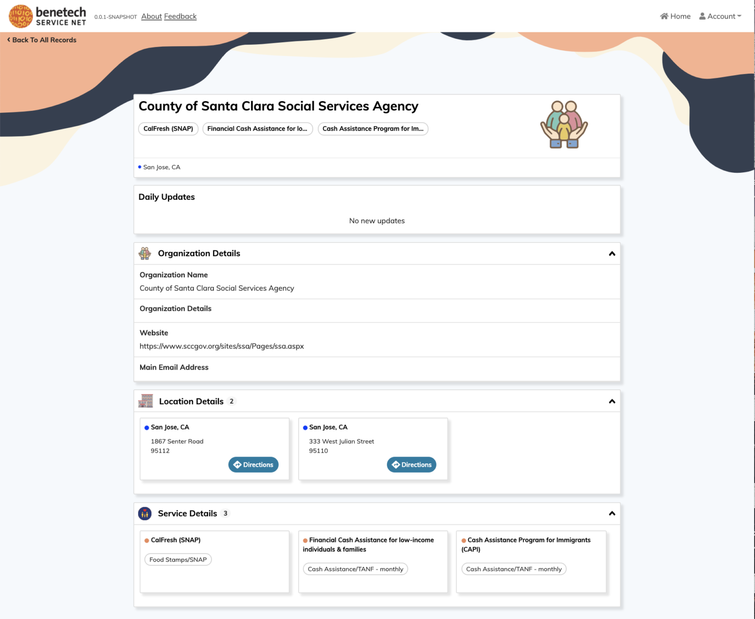 Release Announcement: Benetech Service Net upgrade – Open Referral